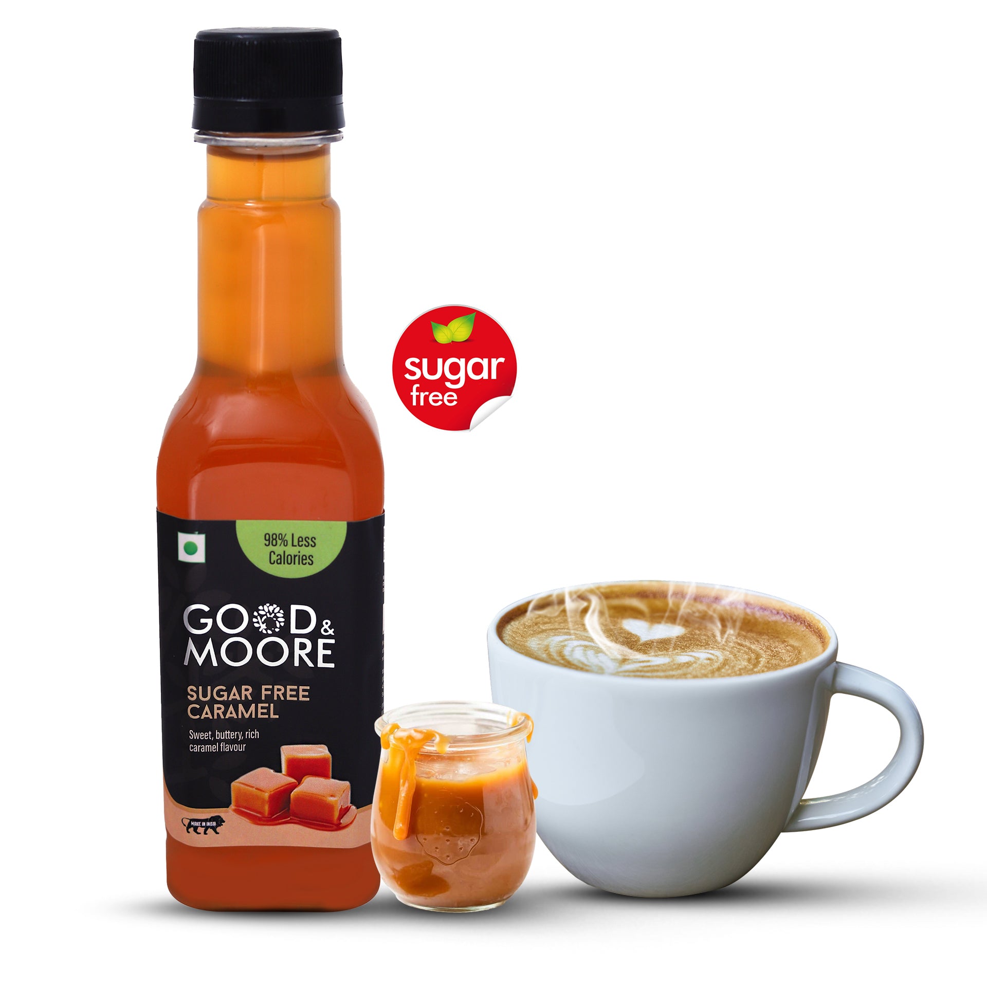 Sugar Free Caramel Flavored Syrup | Coffee Syrup – GOOD&MOORE